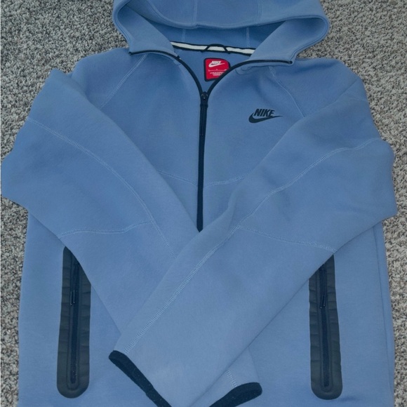 Nike | Jackets & Coats | Nike Tech Light Blue | Poshmark